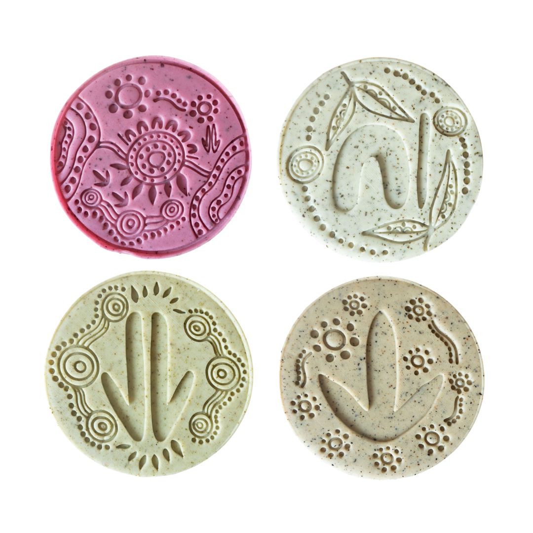 Aboriginal Design Circle Cutter & Stamps (4-pack) – Ochre Dough