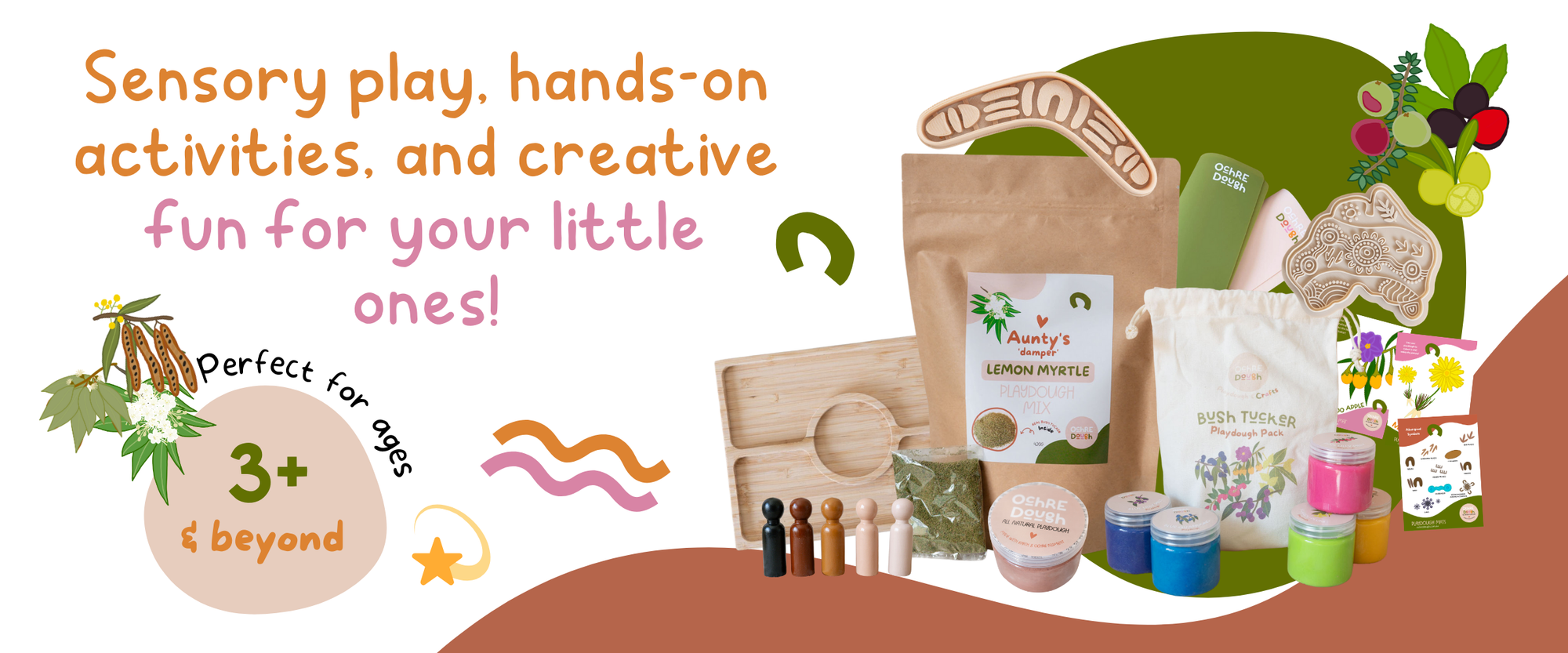 Ochre Dough | Playdough, Crafts & Printables